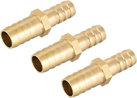 Ta Vigor 3pcs Straight Brass Barb Fitting Reducer 12mm To 10mm Brass