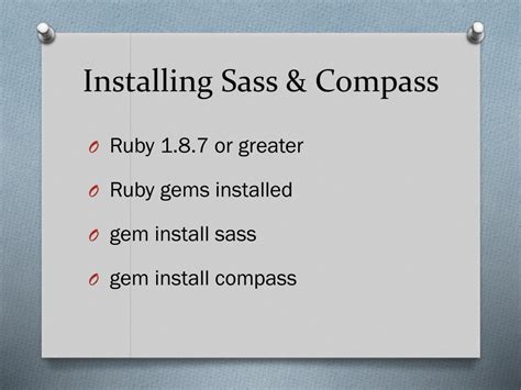 PPT Sass Compass PowerPoint Presentation Free Download ID 2372890