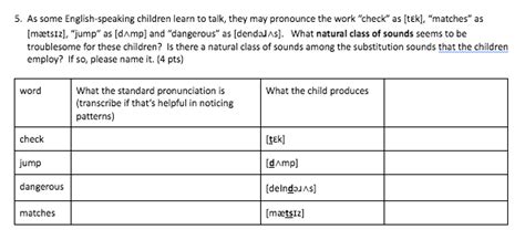4 Phonotactic Constraints Consider The Following