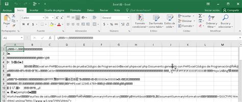 php El formato y la extensión excel xls no coinciden Stack Overflow en español