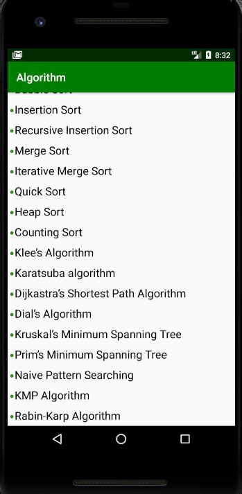 How To Add Bullet List In A Recyclerview In Android Geeksforgeeks