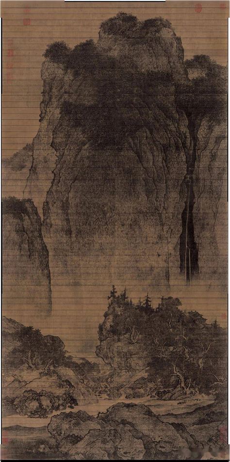 宋代山水画的巅峰之作范宽溪山行旅图雪景寒林图 搜狐大视野 搜狐新闻
