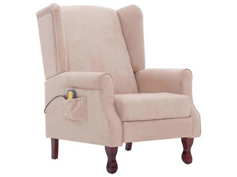 Fauteuil électrique De Massage Confort Relaxant Massant Détente Crème