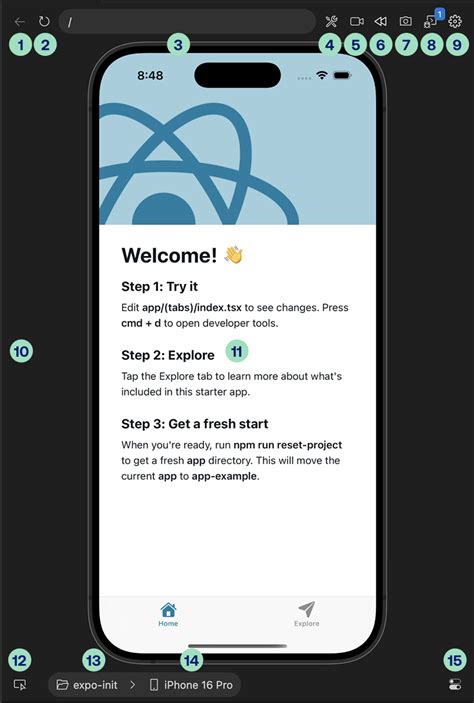 Panel Interface Radon Ide The Best Ide For React Native