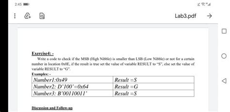 solved 2 45 4 a lab3 pdf exercise4 write a code to check