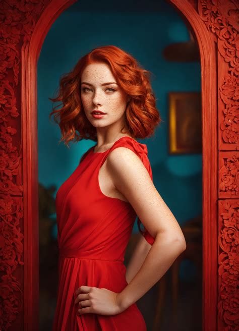 Lexica Redhead Woman