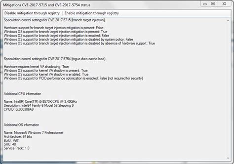How To To Confirm The Intel Microcode Revision For Your Cpu Has Spectre