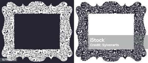 장식 빈 클래식 스타일 테두리 벡터 빈티지 디자인 잎으로 만든 꽃 프레임 고급 아름다운 배경 초대 또는 텍스트 장소 와 인사말 카드 경매에 대한 스톡 벡터 아트 및 기타