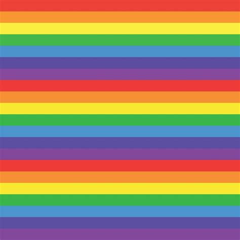 Rainbow Horizontal Lines Seamless Pattern Rainbow Repeating Background