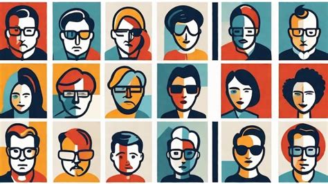 Expressive Portraits Conveying A Range Of Emotions Premium Ai