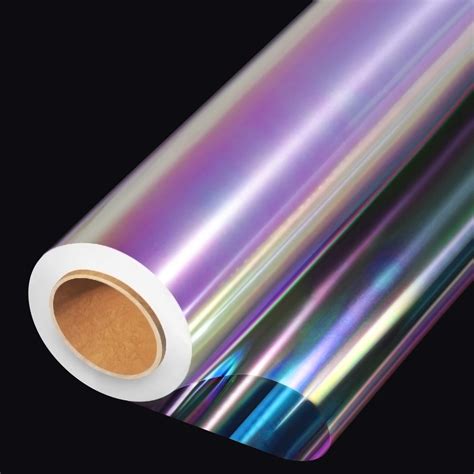 35 In X 50 Ft Iridescent Easter Cellophane Wrap Roll Rainbow