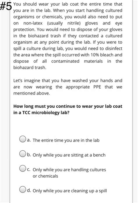 Solved QUESTION Aseptic Transfers In This Lab Exercise Chegg