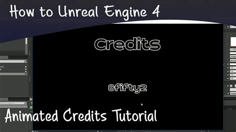 Make Animated Credits In Umg Unreal Engine 4 Youtube