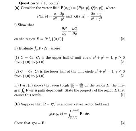 Solved Question Points A Consider The Vector Chegg Com