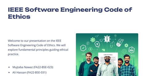 Ieee Software Engineering Code Of Ethics