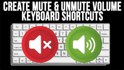 How To Create Mute And Unmute Volume Keyboard Shortcuts Online Computer Tips