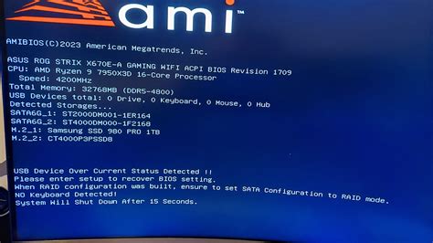 Solved Usb Device Over Current Status Detected With Jus Republic Of Gamers Forum 931277