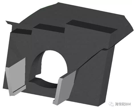 BIM正向设计 端墙式隧道洞门 洞口