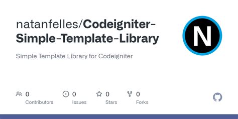 Github Natanfellescodeigniter Simple Template Library Simple Template Library For Codeigniter