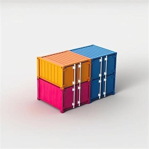 Premium Photo Storage Containers Abstract Expressionism Art Style