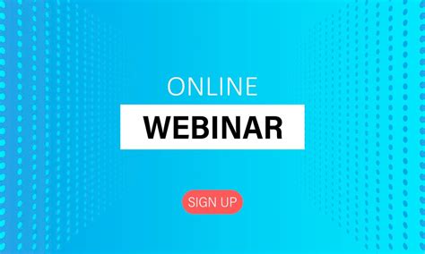 Premium Vector Online Webinar Landing Page Webinar Webinars And Web Meetings At The Level Of