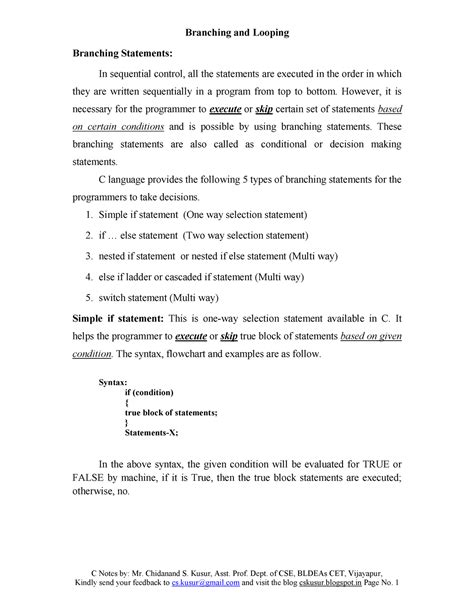 Cps Module 2 Notes By Chidanand S Kusur Dept Of Cse C Notes By Mr