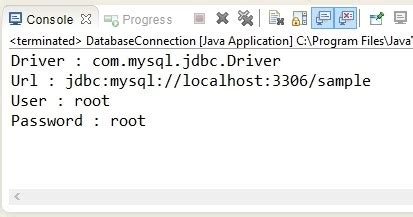 Dynamic Loading Of JDBC Database Connection Properties In Java