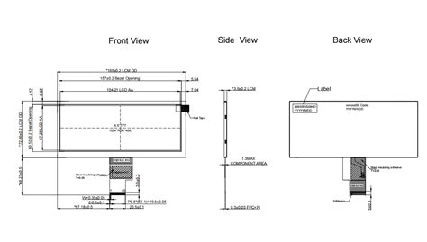 Inch X Bar Type TFT LCD With LVDS Interface CDTech LCD Touch Screen