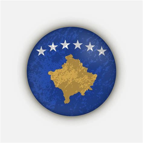 Country Kosovo Kosovo Flag Vector Illustration 14214721 Vector Art