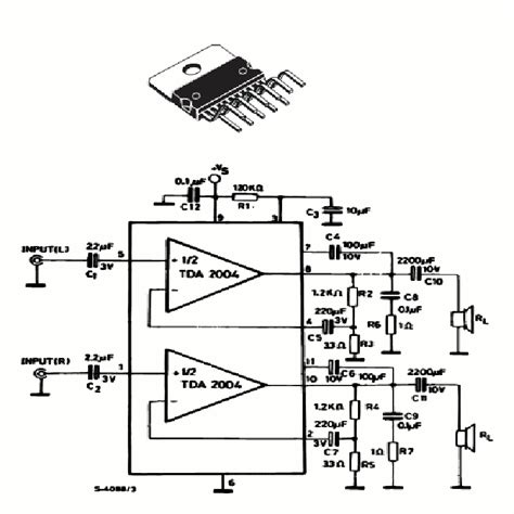 TDA2005 Amplifier Pinout Datasheet Features Example 44 OFF