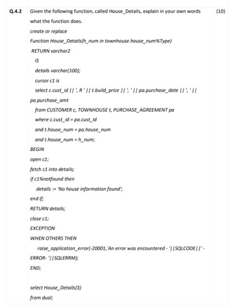 Solved Advanced Database Oracle Sql Developer Q4 Entire