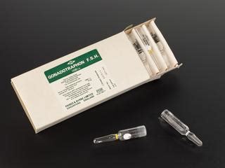 5 Ampoules Of Gonadotraphon Gonadotrophin And 5 Ampoules Of Phenol Solvent In Water Solution