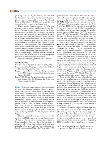 Encyclopedia Of Earth And Space Science Science Encyclopedia