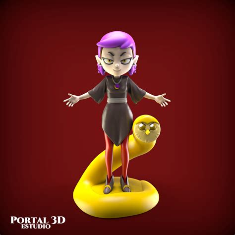 Archivo Stl Amity Blight The Owl House・objeto De Impresión 3d Para