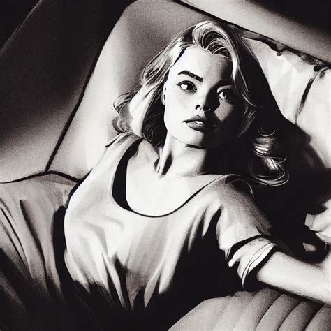 Margot Robbie On The Couch By Iamrudja On Deviantart