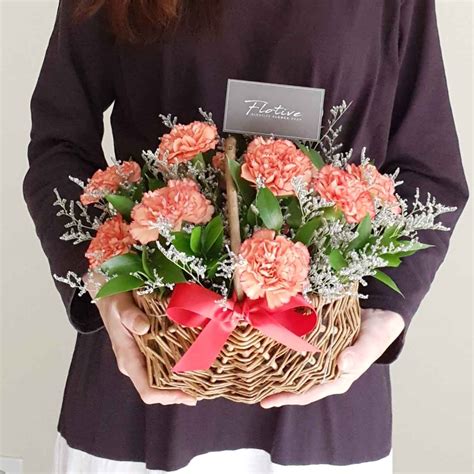 어버이날 카네이션 바구니 만들기 솜씨당