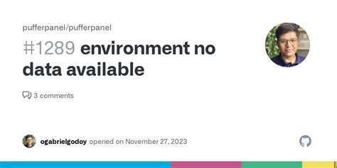 Environment No Data Available · Issue 1289 · Pufferpanelpufferpanel