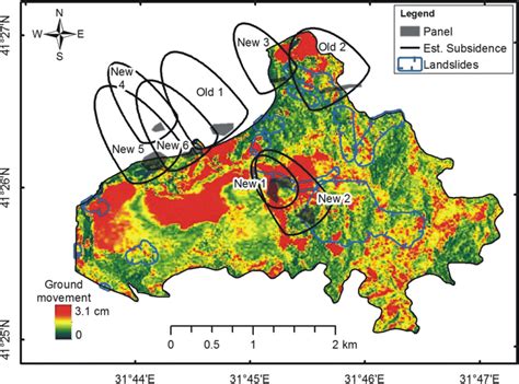 Ground Deformation Determined Using The Dinsar Technique Based On Download Scientific Diagram