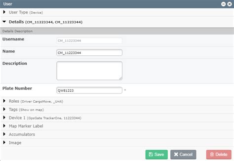 Cargomove Data Forward Plugin Gpsgate Support