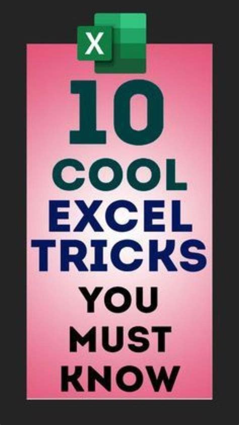 10 Excel Tricks You Must Know