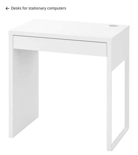Ikea Micke Study Table White Furniture And Home Living Furniture
