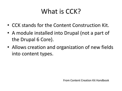 ppt drupal cck powerpoint presentation free download id 3267973