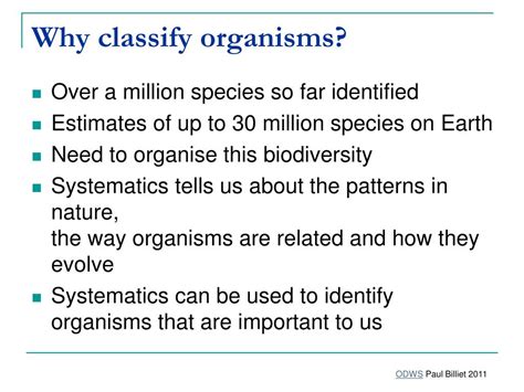 Ppt The Classification Of Living Organisms Powerpoint Presentation
