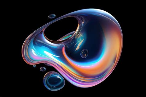 Glass Liquid Round Blob Graphics Premium Photo Illustration Rawpixel