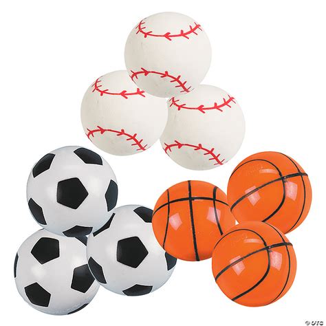 1 14 Bulk 144 Pc Sports Balls Rubber Bouncy Ball Assortment