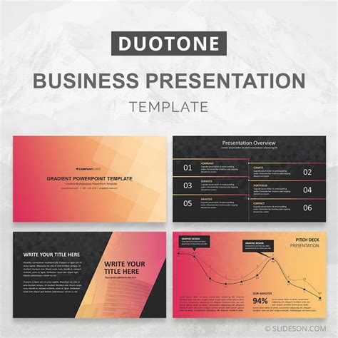 Free Gradient Background Powerpoint Templates Slideson