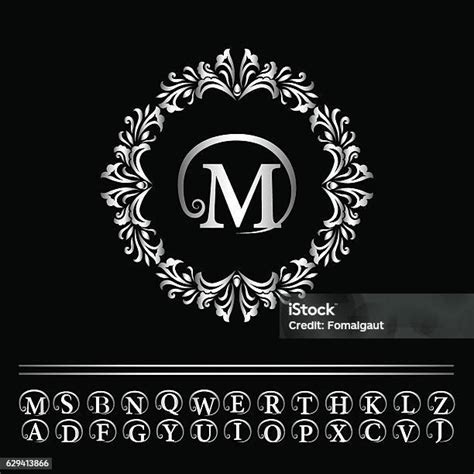 모노그램 디자인 요소 그레이스풀 형판 영어 편지들이 비즈니스 휘장 벡터 0명에 대한 스톡 벡터 아트 및 기타 이미지 0명 고풍스런 곧은 Istock