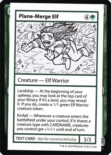 Plane Merge Elf · Mystery Booster Playtest Cards 2021 Cmb2 83 · Scryfall Magic The Gathering