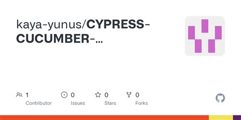 github kaya yunus cypress cucumber framework
