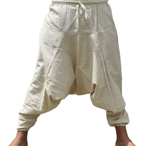 White Harem Pants Etsy